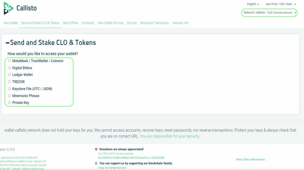 Cold Staking Step by Step - Callisto Network