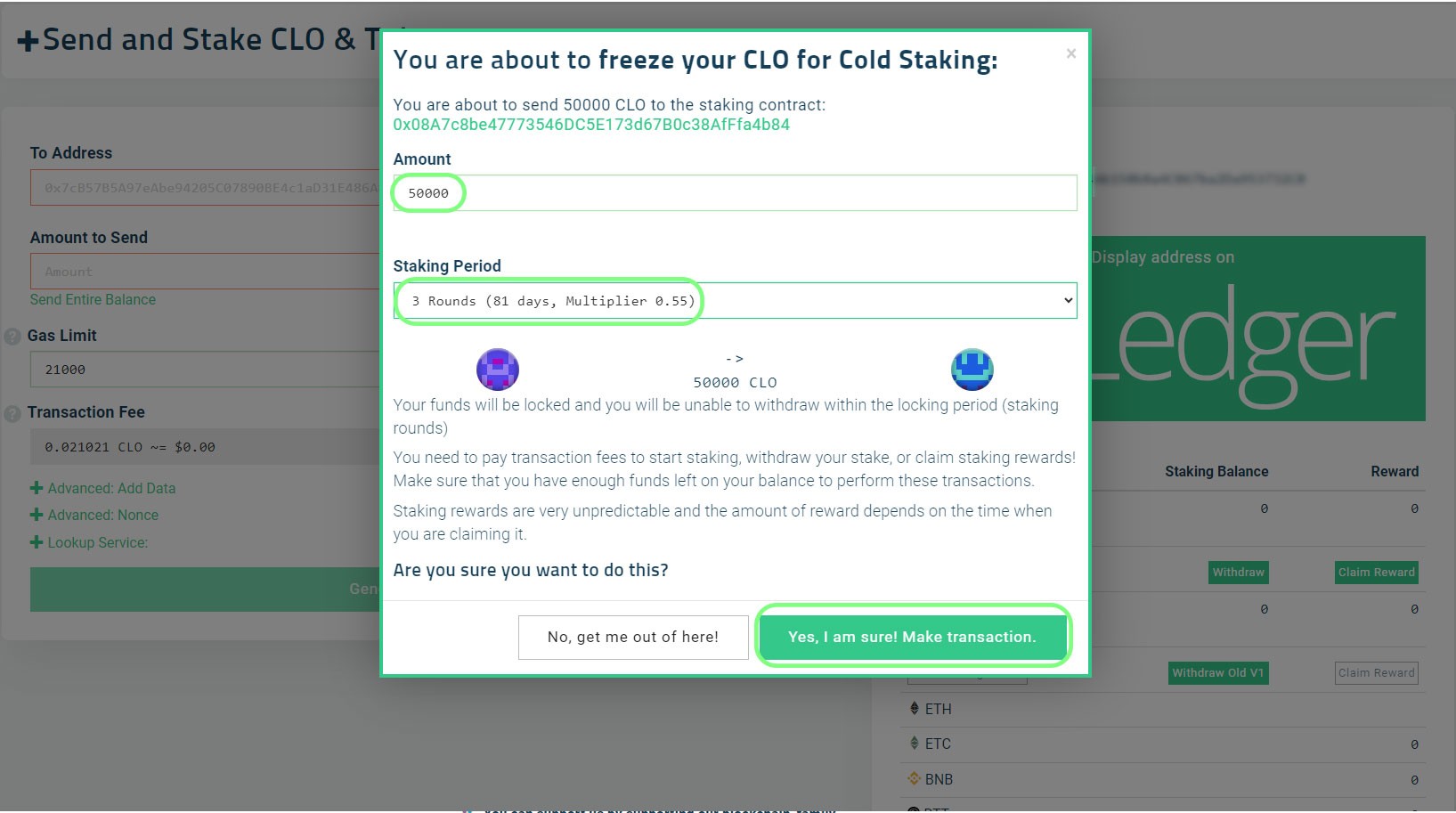 Cold Staking Step by Step - Callisto Network